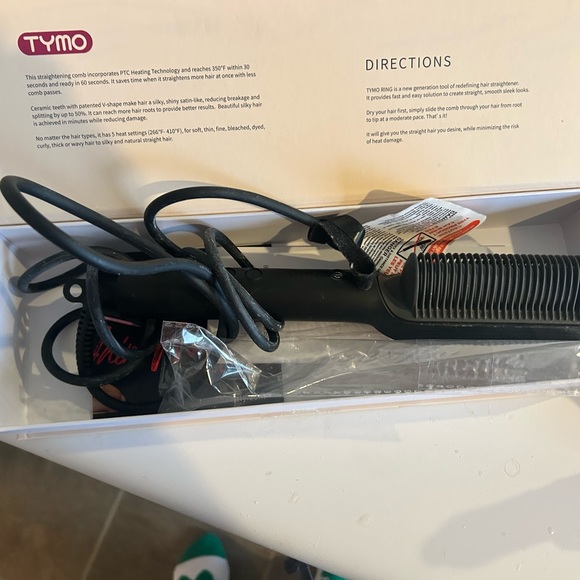 Tymo | Hair | Tymo Black Hair Straightening Comb | Poshmark